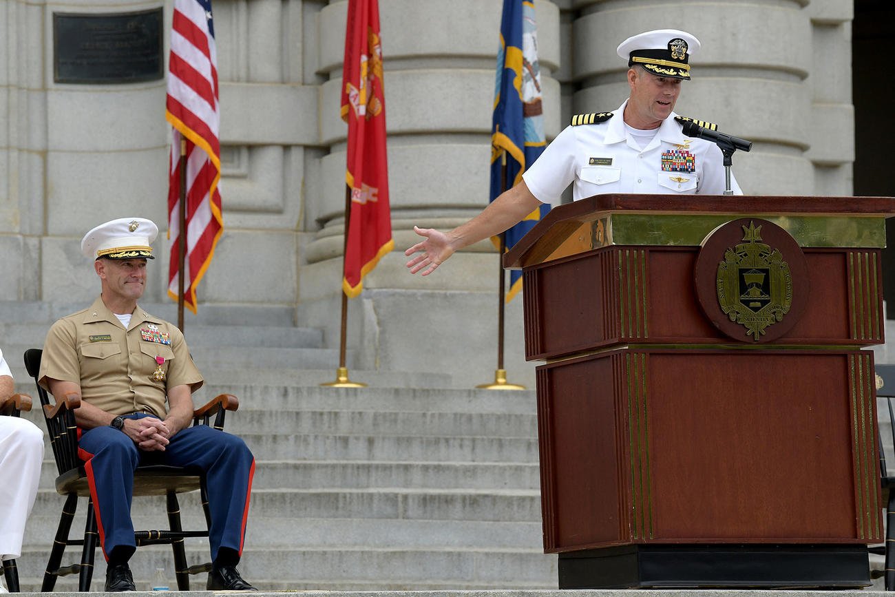 Allman Takes Reins as First Navy SEAL Commandant at Naval Academy ...